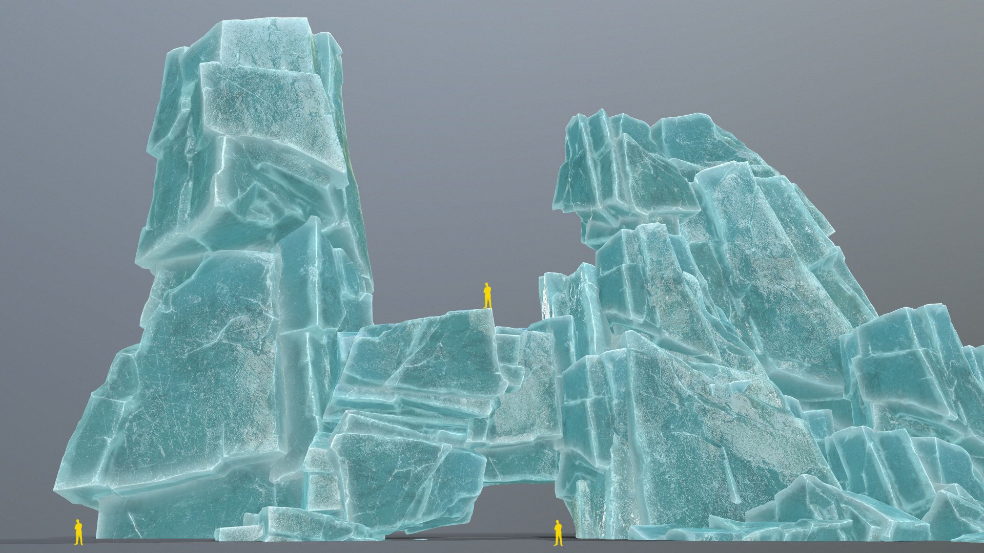3D Ice Rocks Model - TurboSquid 2136289
