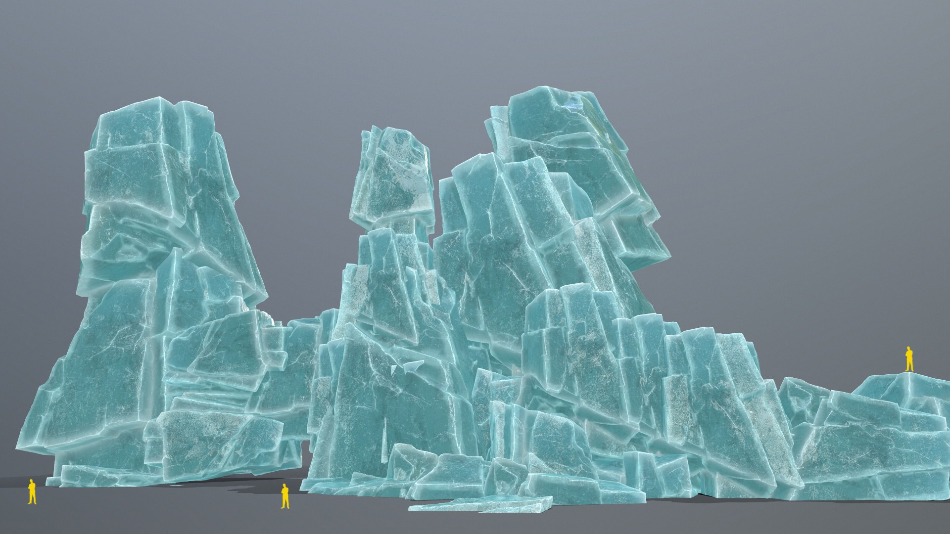 3D Ice Rocks Model - TurboSquid 2136289