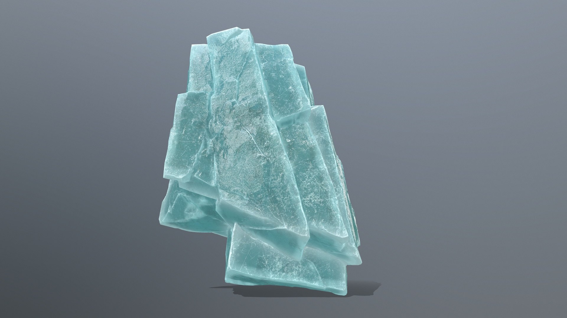 3D Ice Rocks Model - TurboSquid 2136289
