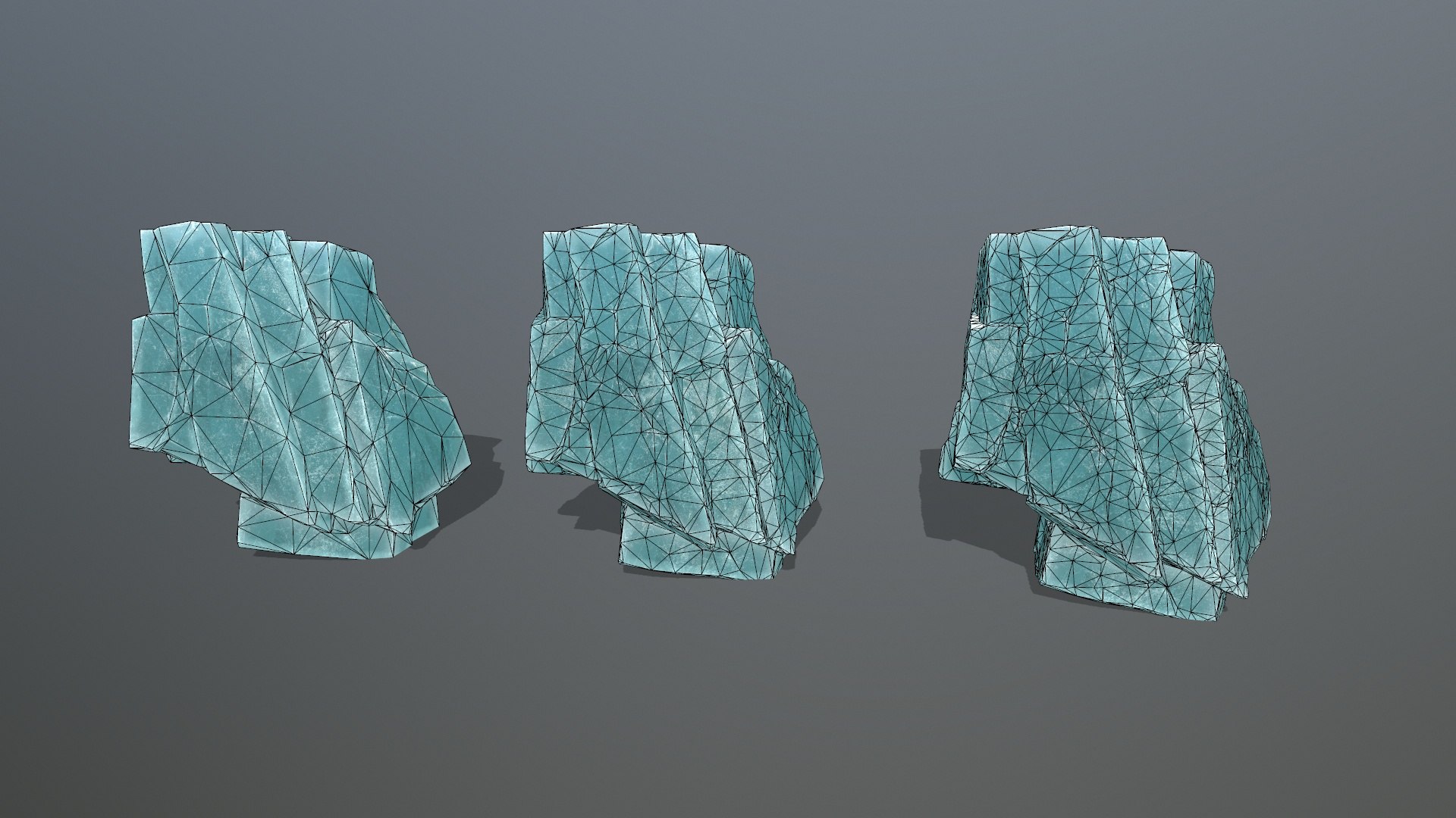 3D Ice Rocks Model - TurboSquid 2136289