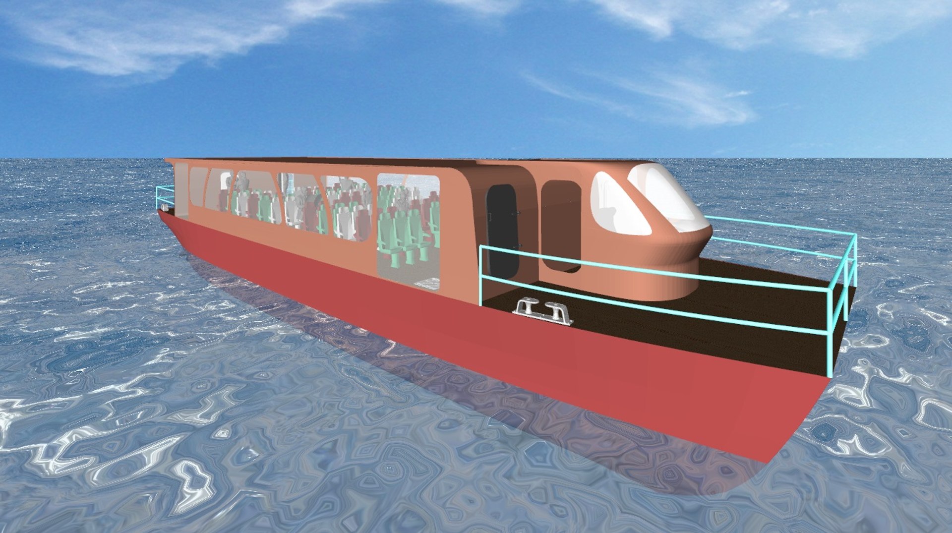 Passenger Ferry 3D Model - TurboSquid 1315964