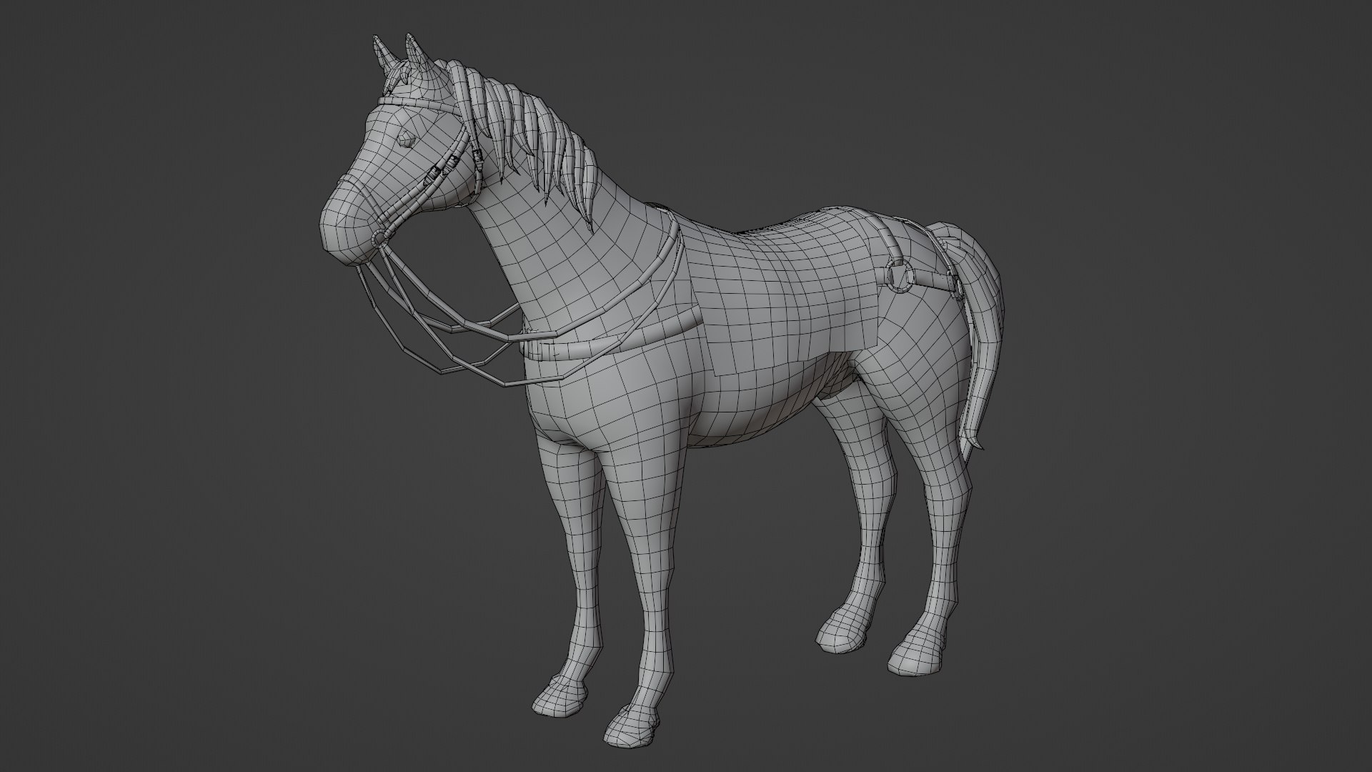3D Model Stylized Horse Rigged - TurboSquid 2083926