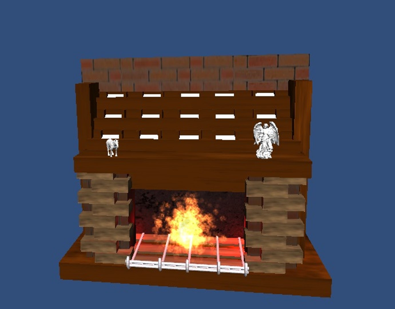 3d fireplace