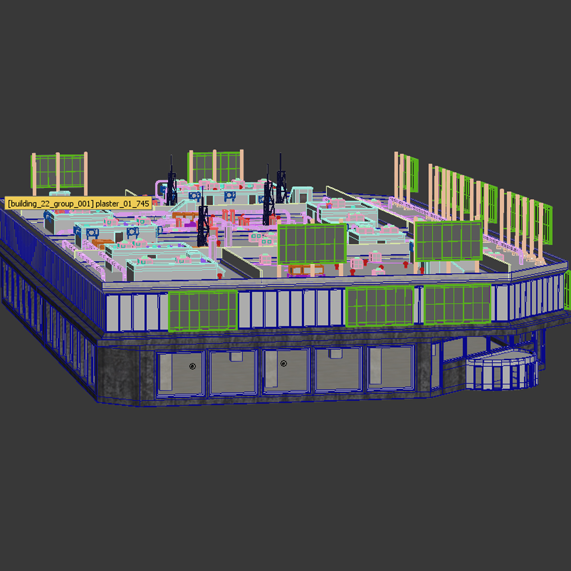 City street work building model - TurboSquid 1694998