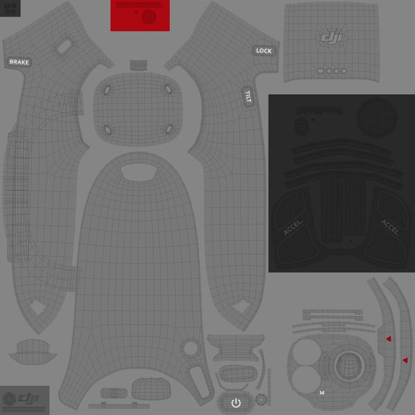 DJI FPV Motion Controller 3D model - TurboSquid 1713441