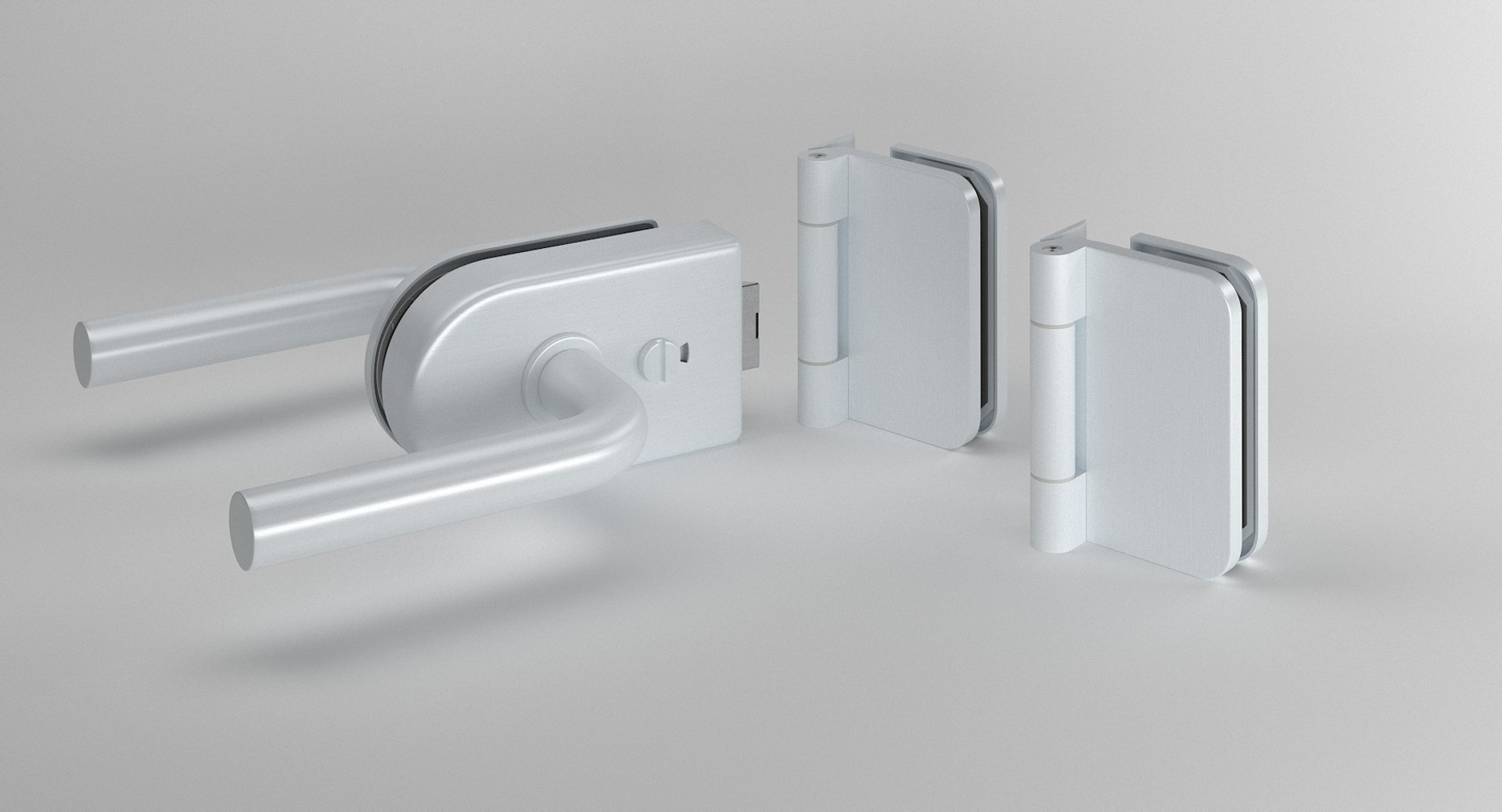 Lock Hinge Handle 3D - TurboSquid 1372852