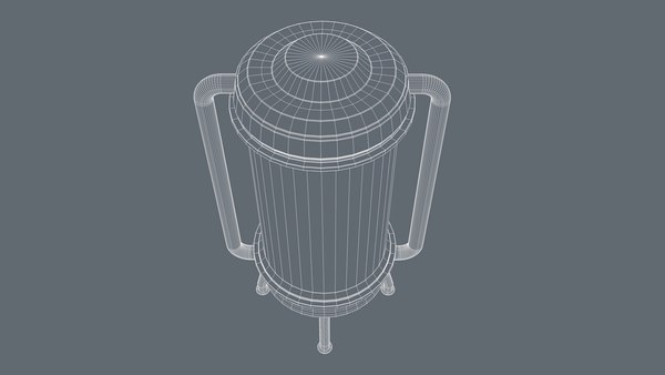 3D Sci Fi Cylinder model - TurboSquid 1799902