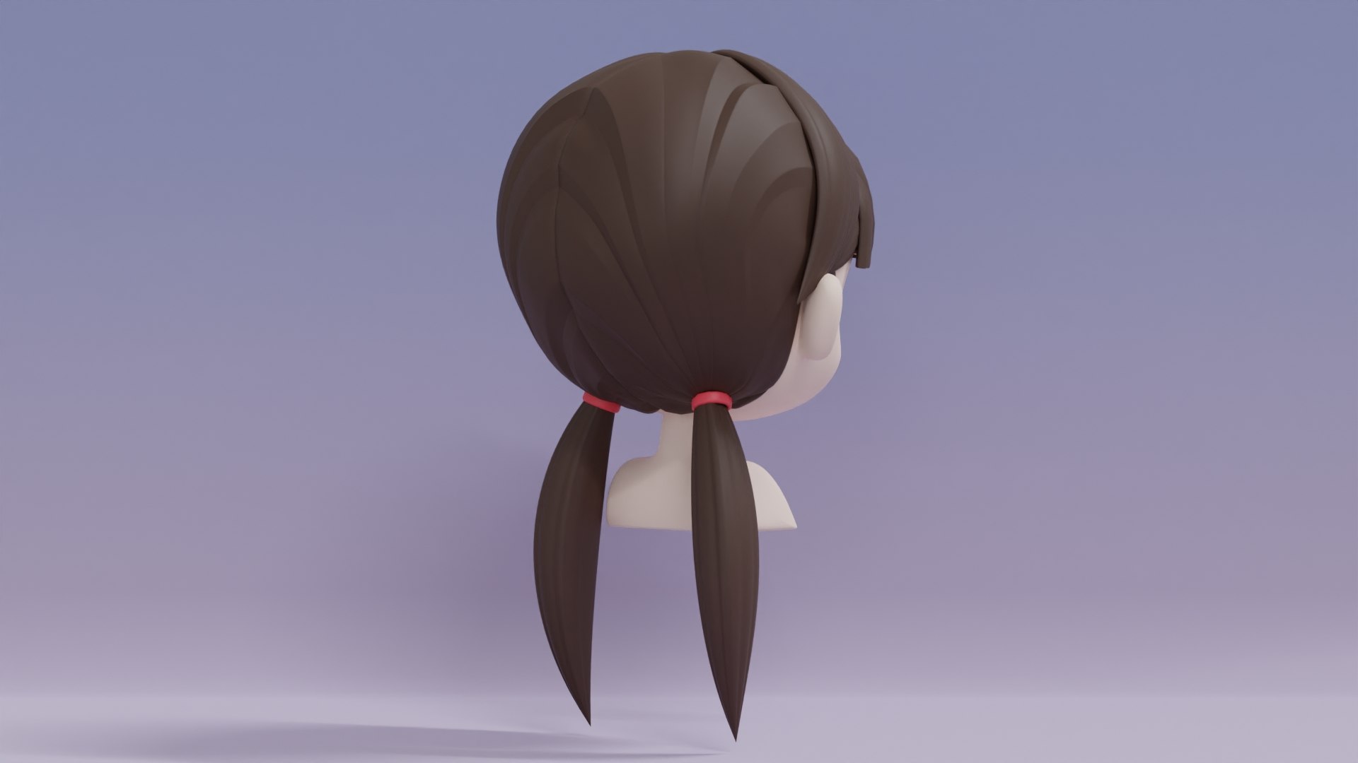 Female Hair Style 18 Model - TurboSquid 1966223
