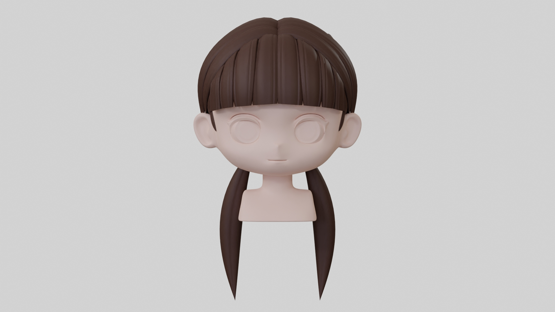 Female Hair Style 18 Model - TurboSquid 1966223