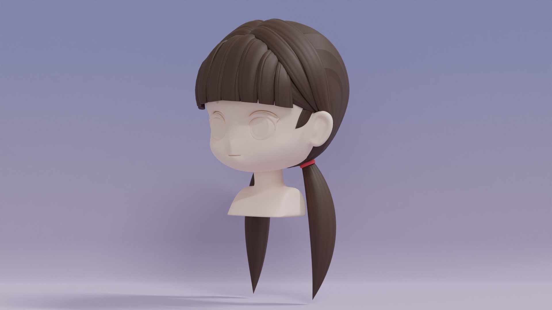 Female Hair Style 18 Model - TurboSquid 1966223