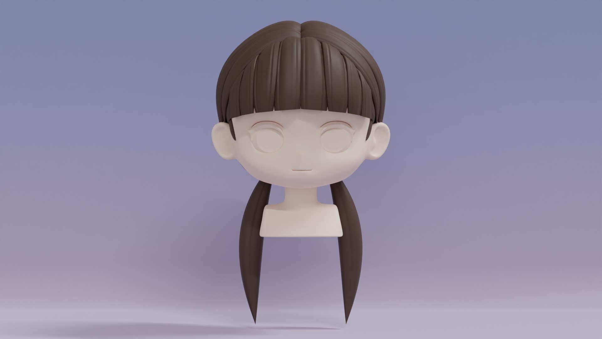 Female Hair Style 18 Model - TurboSquid 1966223