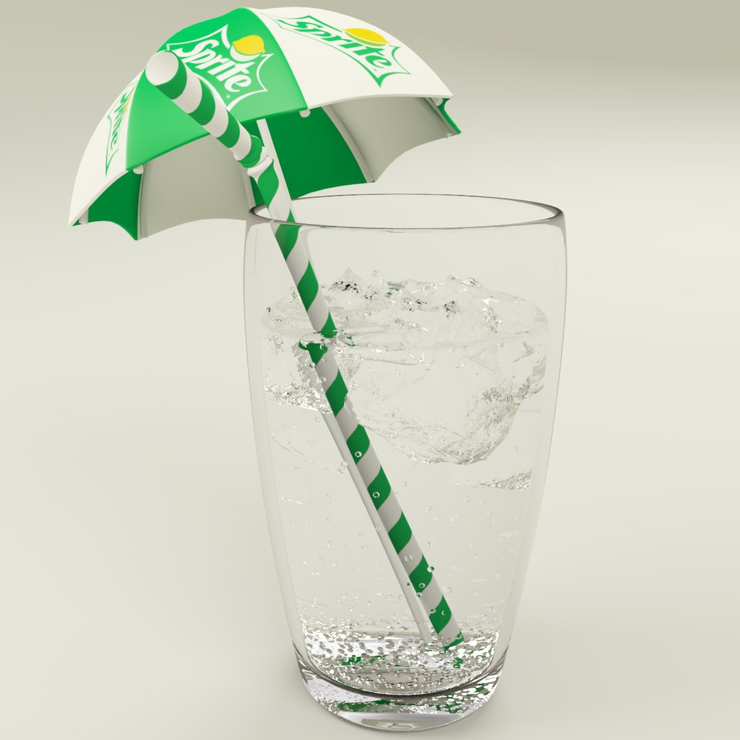 3d Sprite Cup Ice