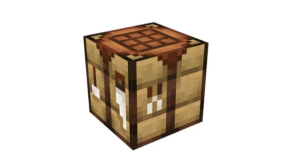 modelo 3d Mesa de trabajo de Minecraft - TurboSquid 2376767