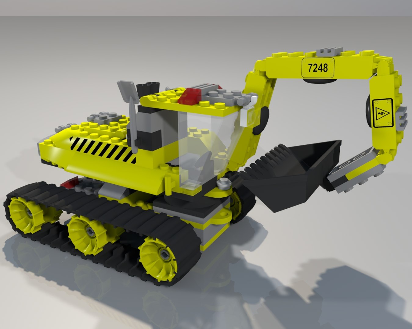3d Lego Shovel