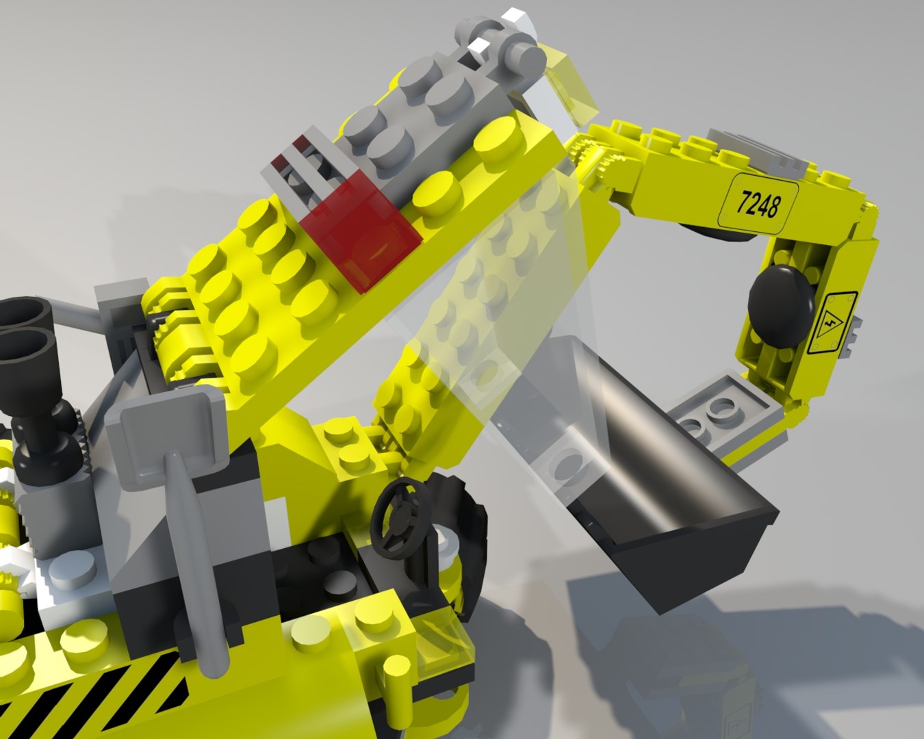 3d Lego Shovel