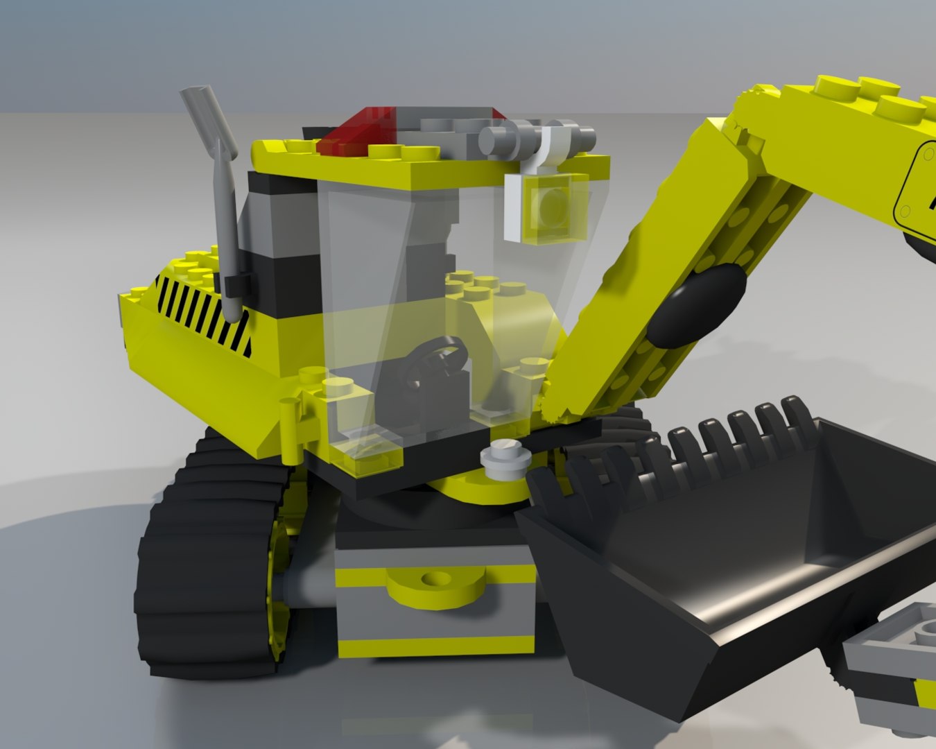 3d Lego Shovel