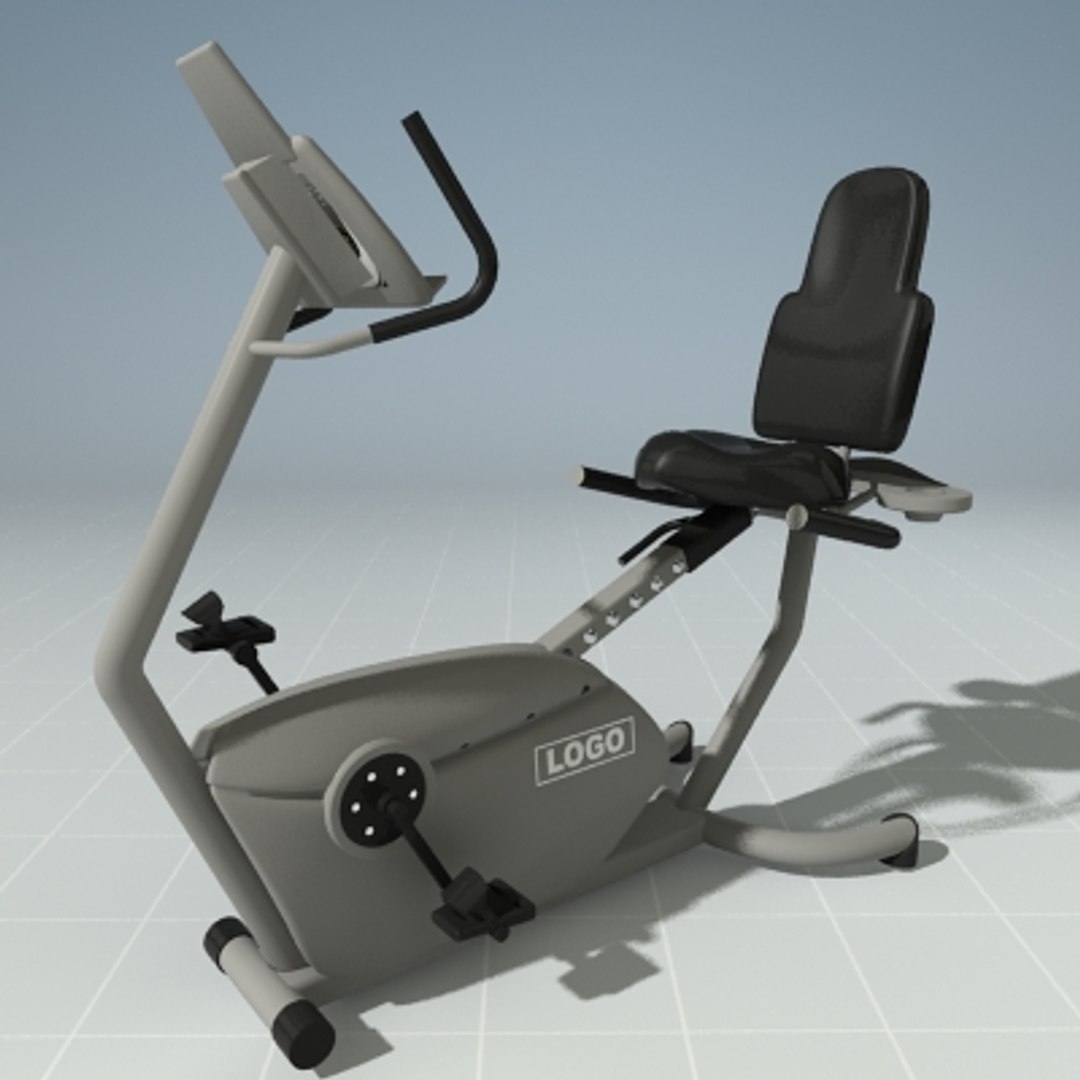 3d Model Recumbent Bike Precor