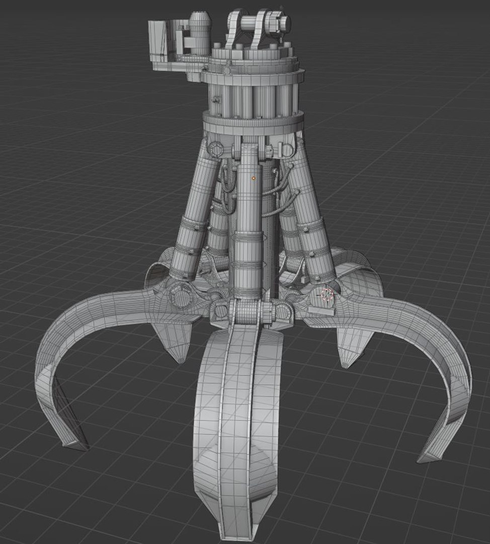 Hydraulic Grip 3D - TurboSquid 2104895