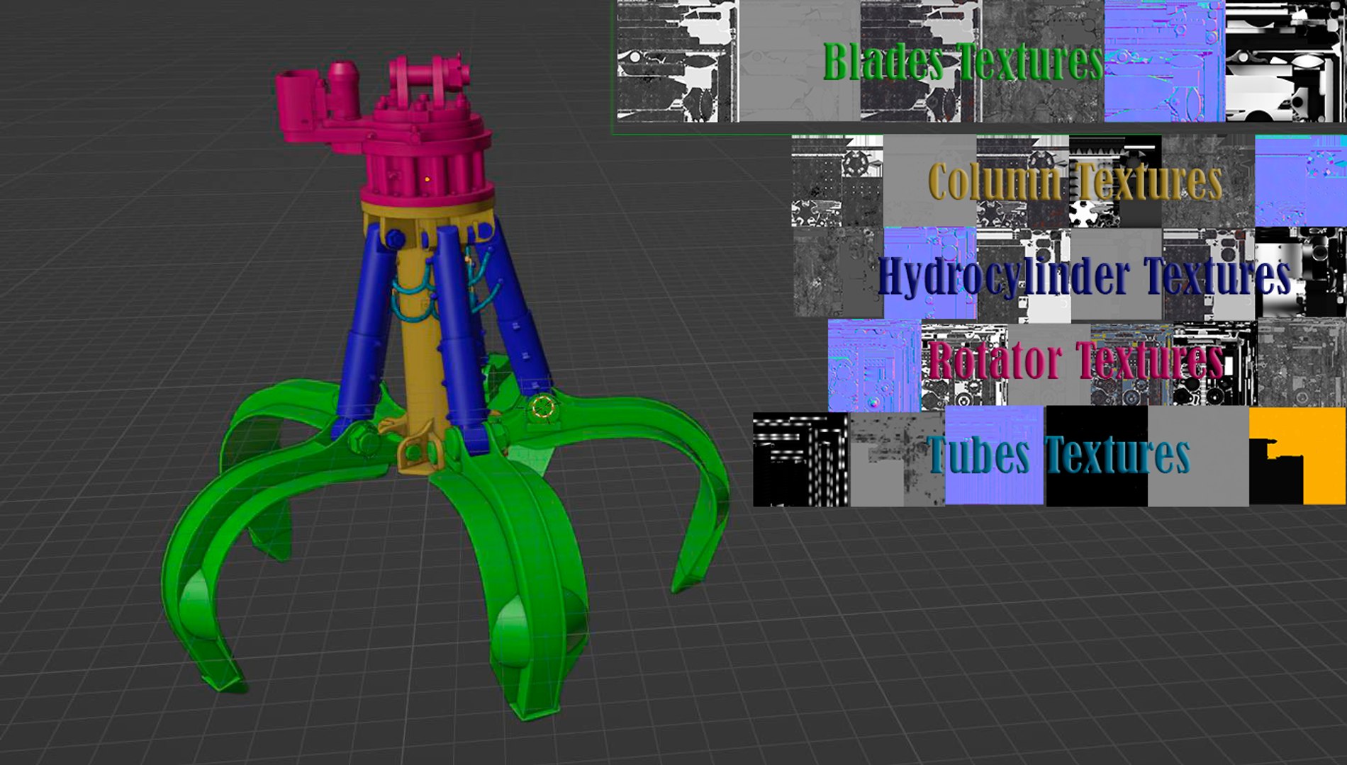 Hydraulic Grip 3D - TurboSquid 2104895