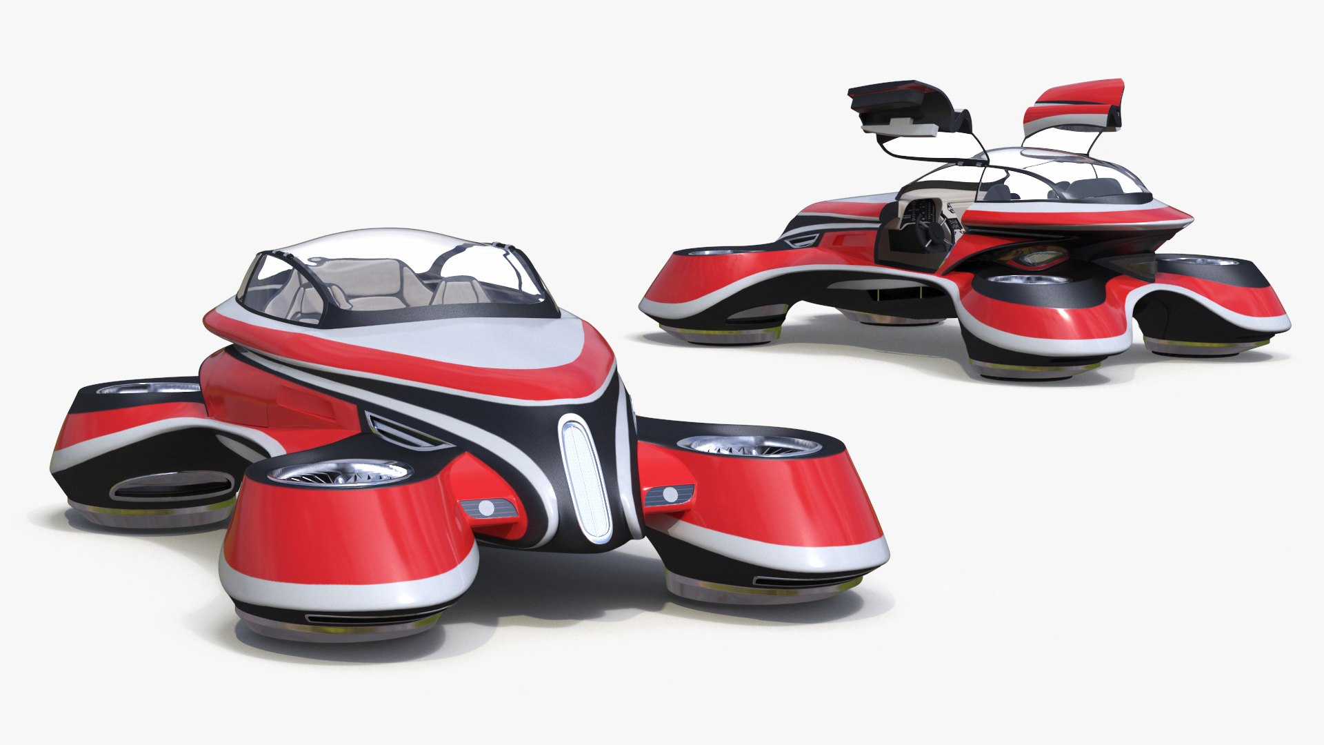 3D Futuristic Concept Cars Collection 2 Model - TurboSquid 2369678