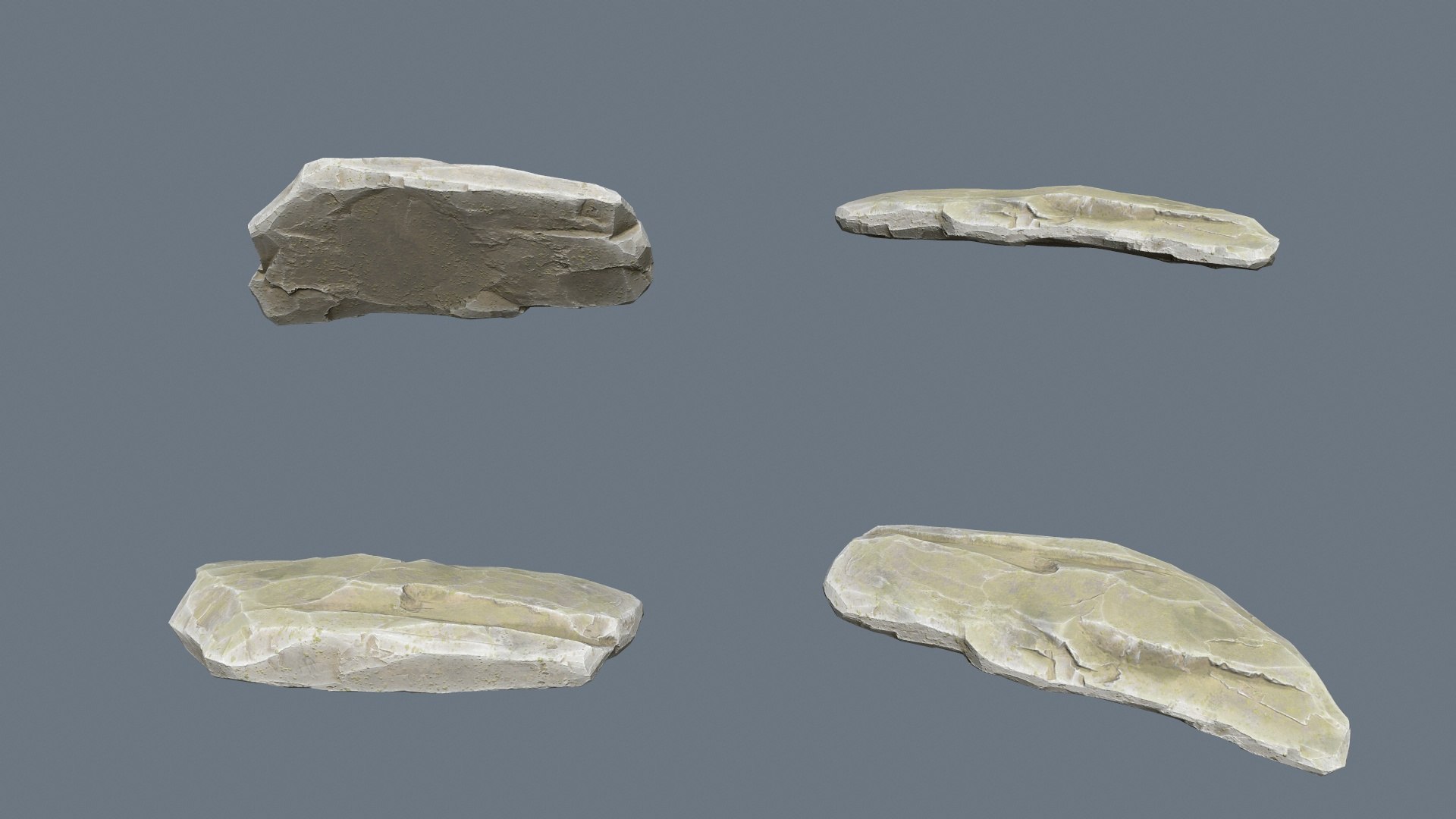 3D Sea Stones Model - TurboSquid 2515035