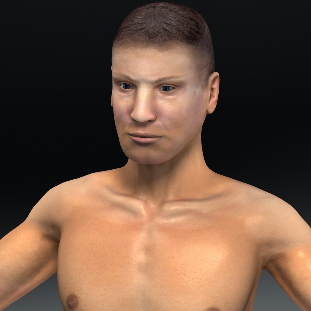 3d Masculine Male Athlete