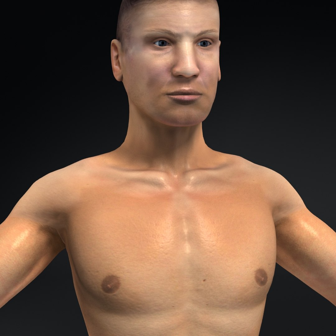 3d Masculine Male Athlete