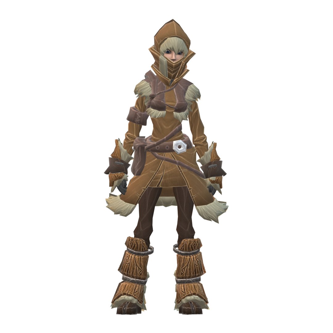 3D Female Ranger Model - TurboSquid 2399018