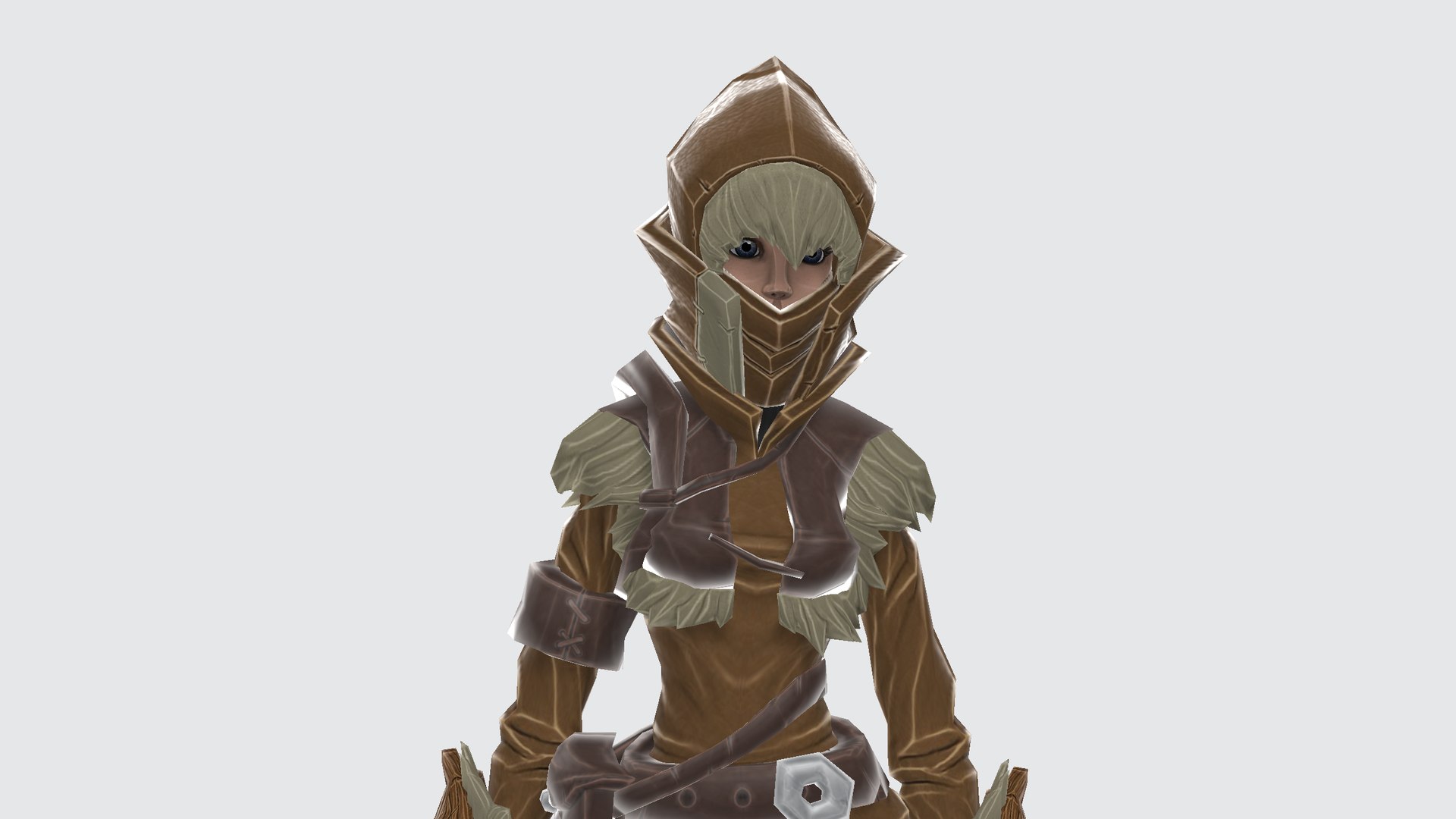 3D Female Ranger Model - TurboSquid 2399018