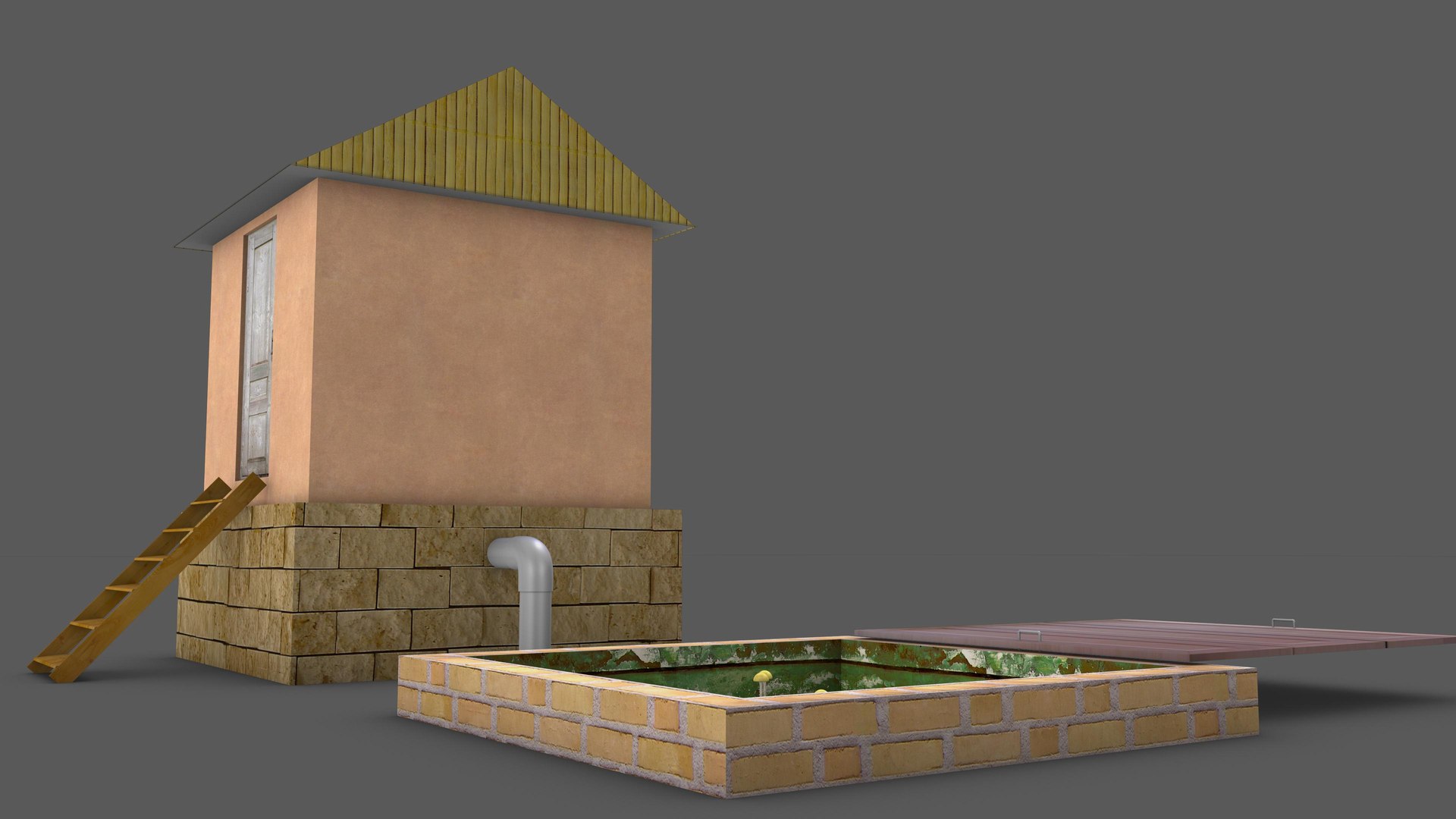 Compost Pit 3D Model - TurboSquid 1803262