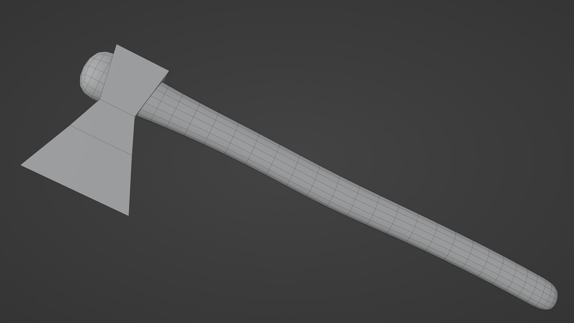 Free 3D Model Low-poly Axe - TurboSquid 2090491