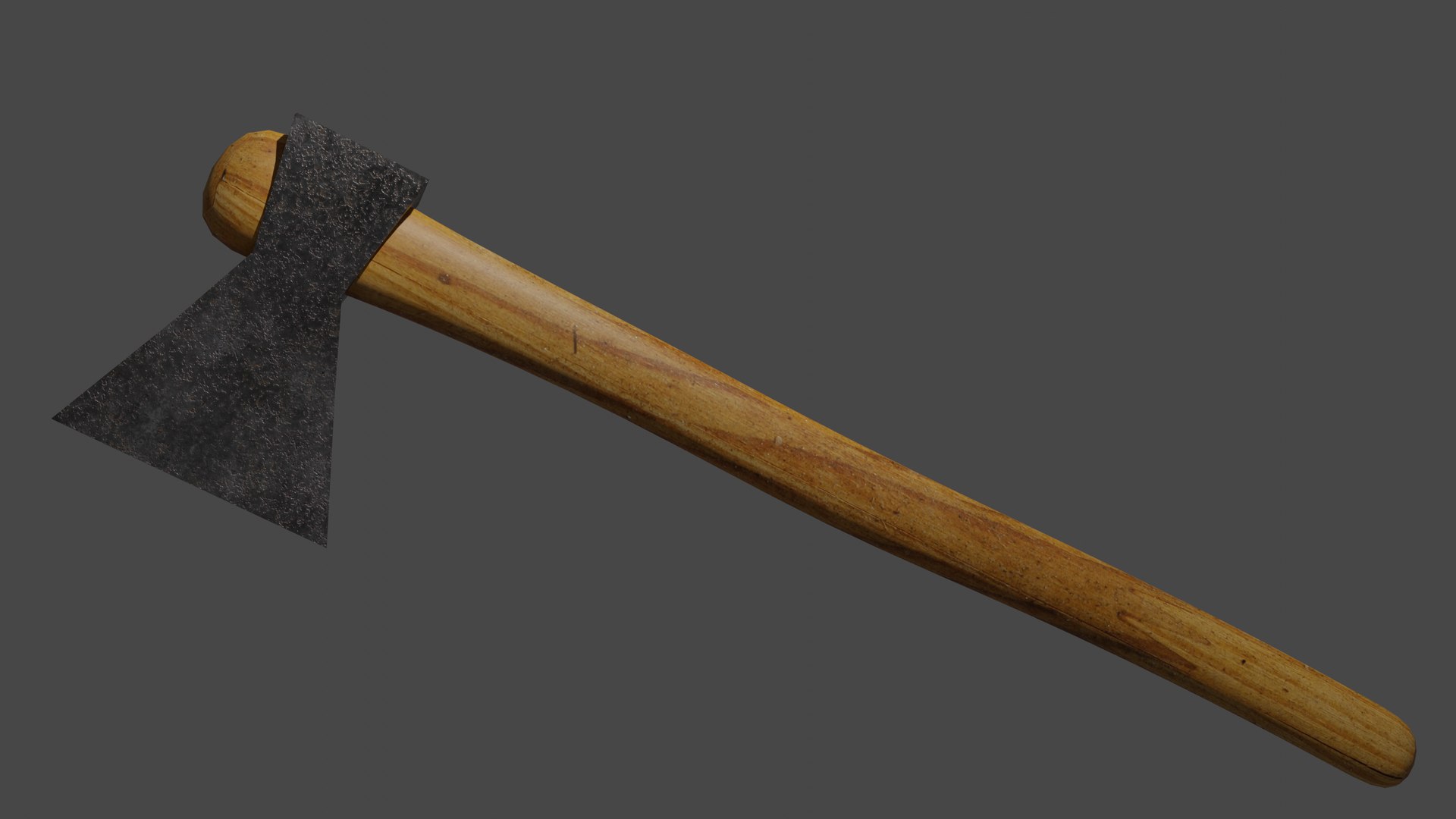 Free 3D Model Low-poly Axe - TurboSquid 2090491