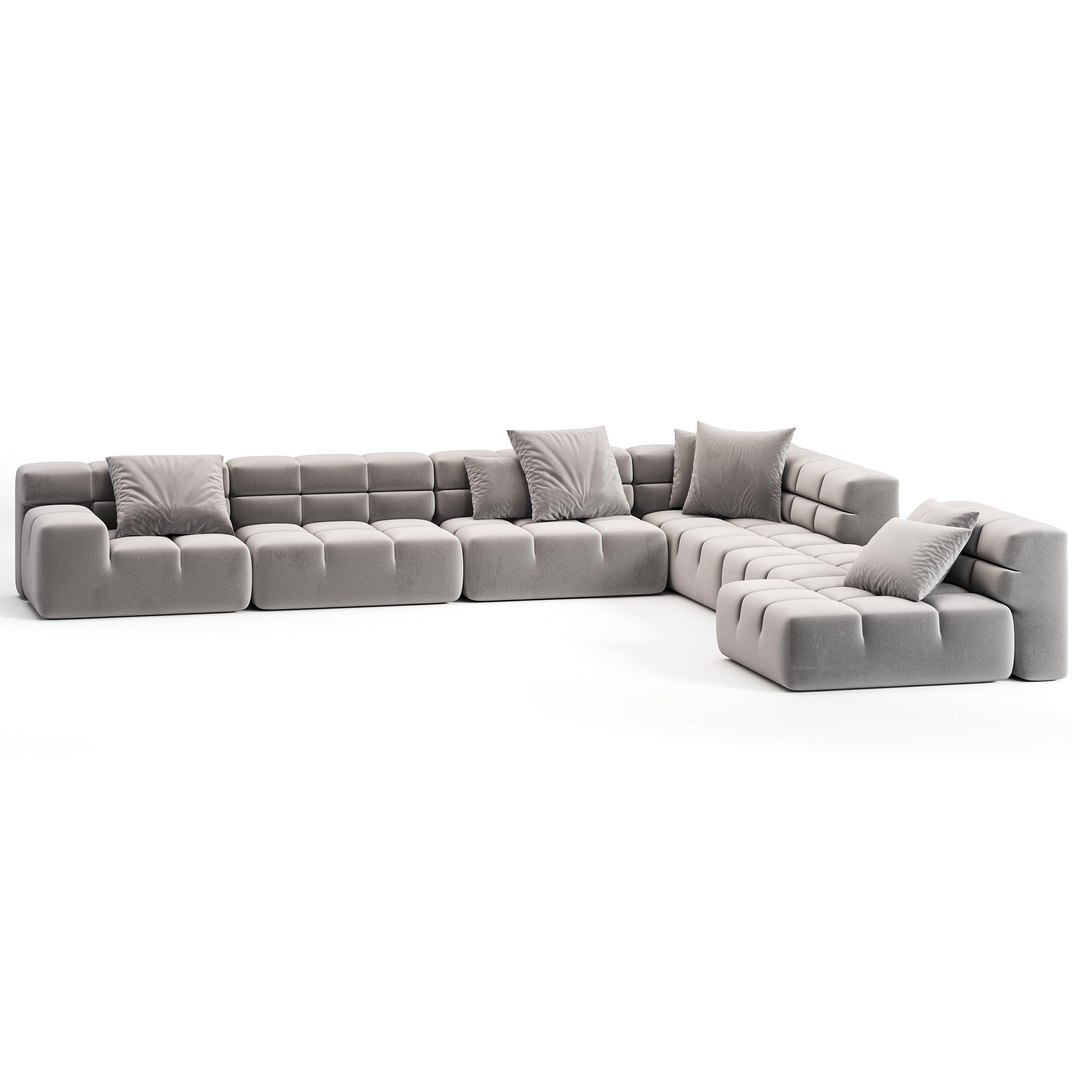 BB ITALIA Tufty Time Corner Sofa 3D - TurboSquid 2320536