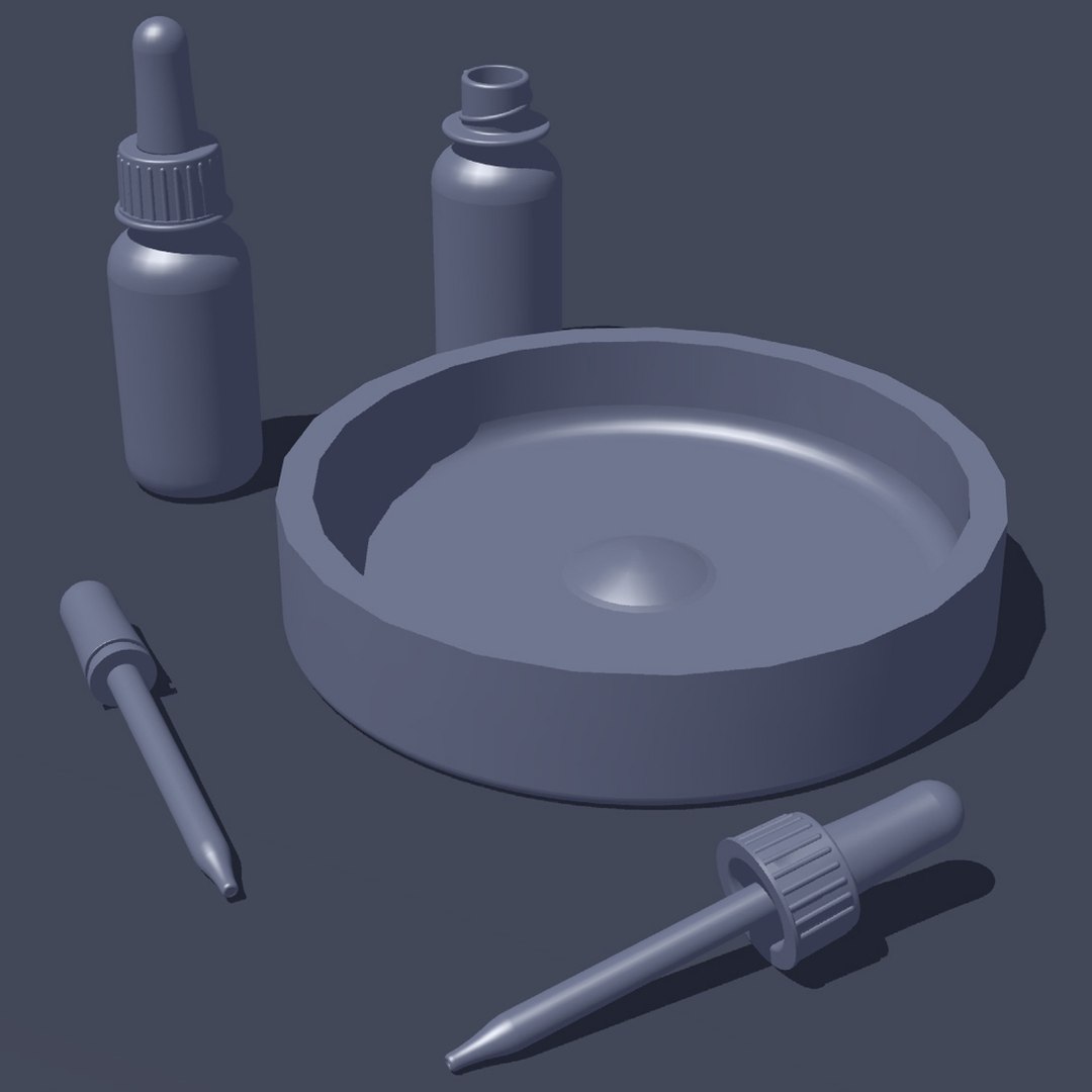 3d model eye dropper
