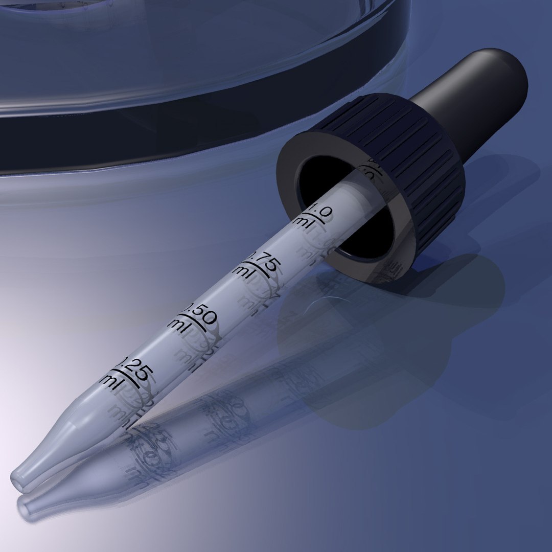 3d model eye dropper