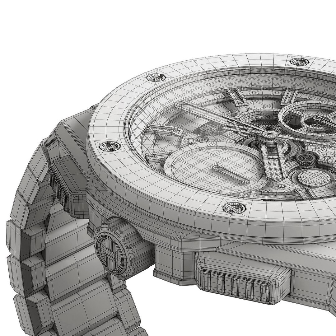 Watch Hublot BigBang 3D Model - TurboSquid 2193708