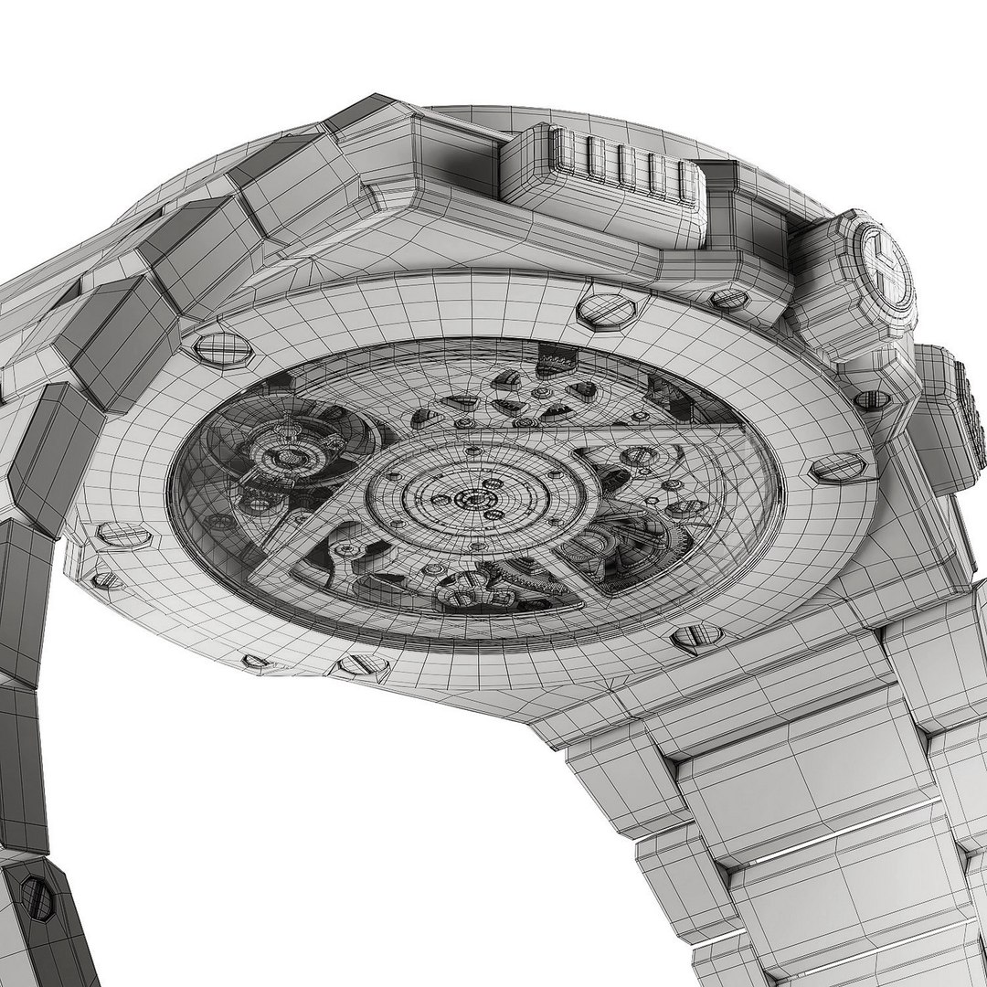 Watch Hublot BigBang 3D Model - TurboSquid 2193708