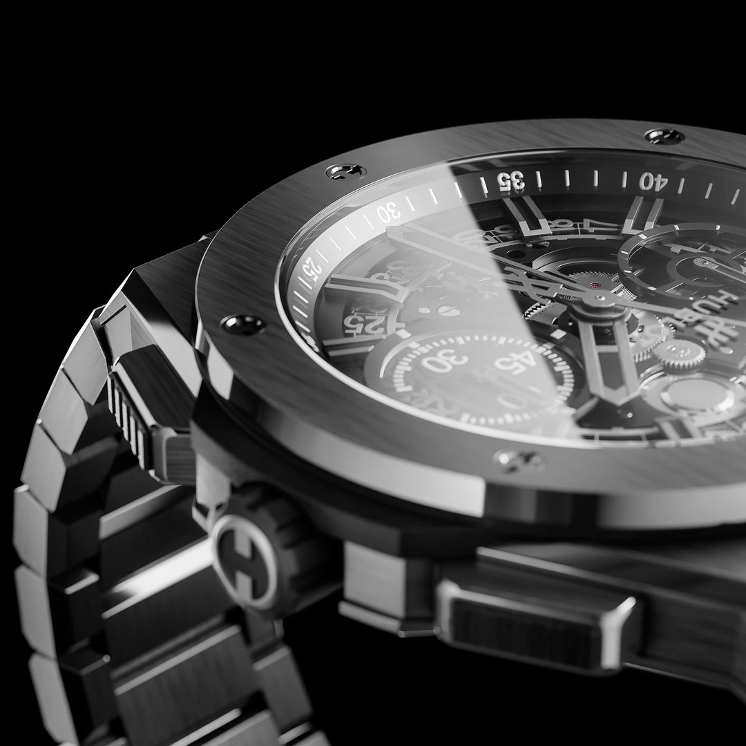 Watch Hublot BigBang 3D Model - TurboSquid 2193708
