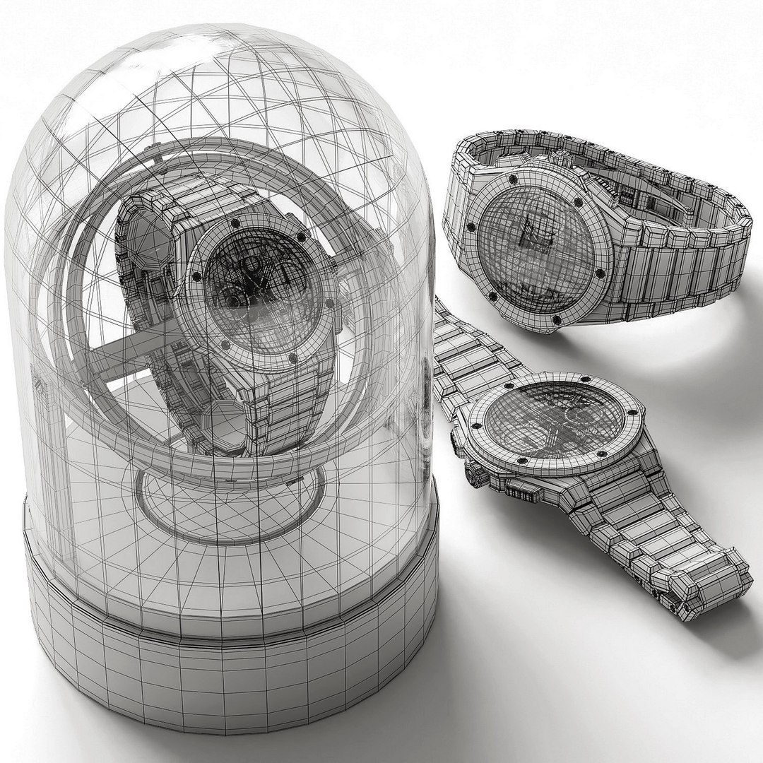 Watch Hublot BigBang 3D Model - TurboSquid 2193708