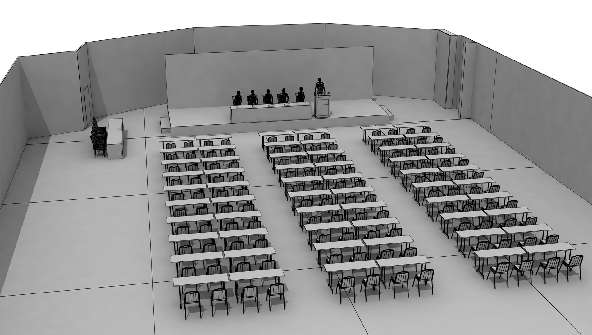 Hotel Room Stage Model - TurboSquid 1534003