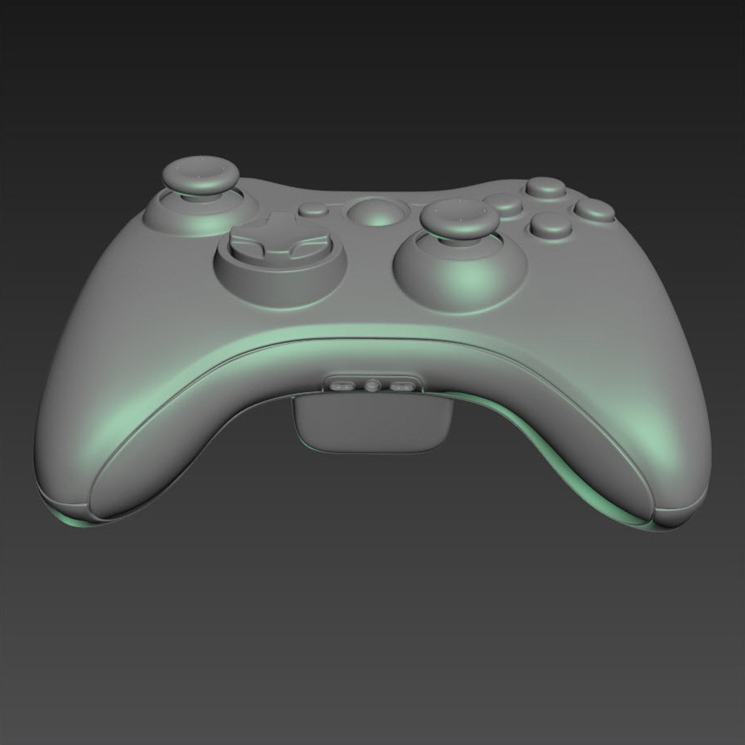 Xbox Microsoft Gamepad 3D Model - TurboSquid 1322098