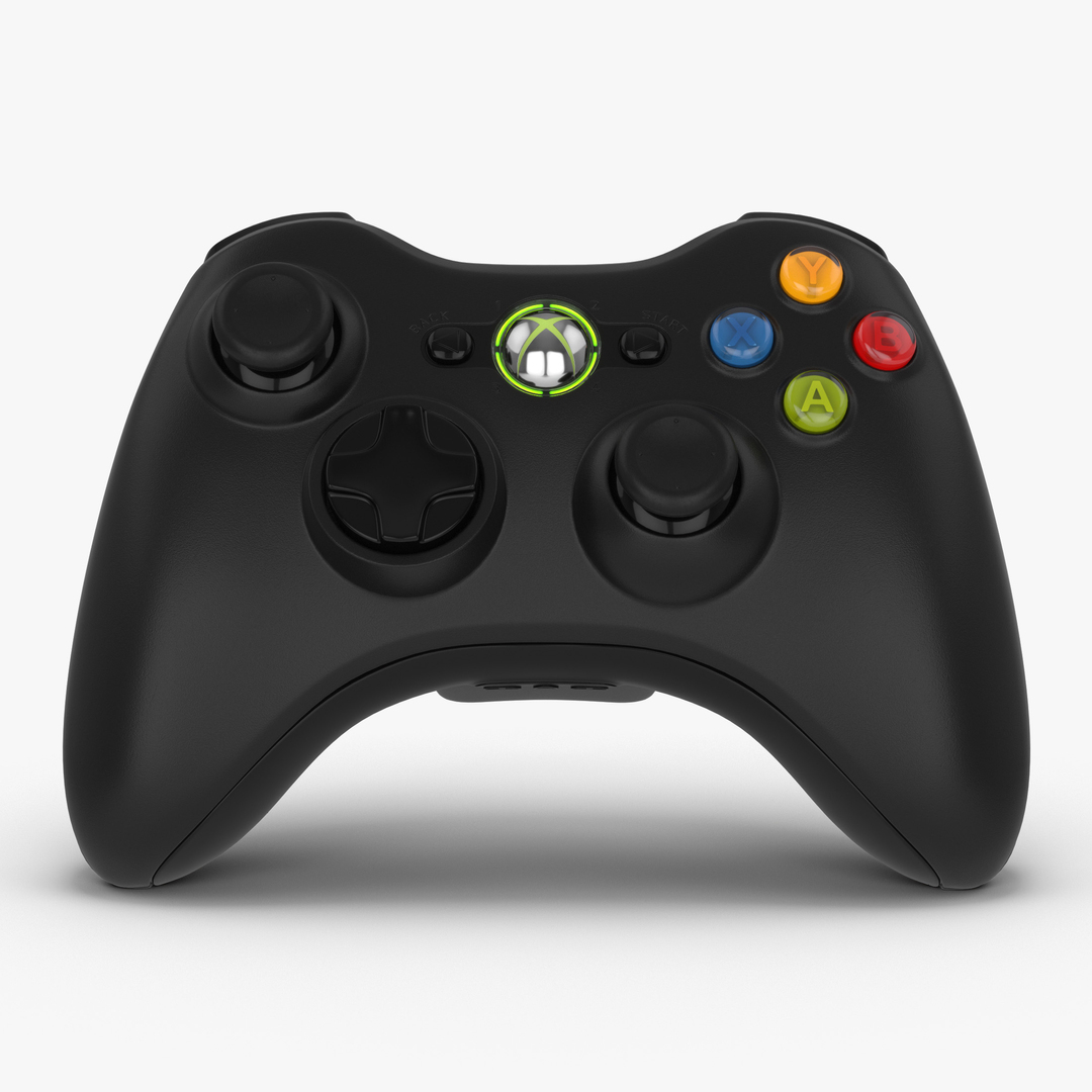 Xbox Microsoft Gamepad 3D Model - TurboSquid 1322098