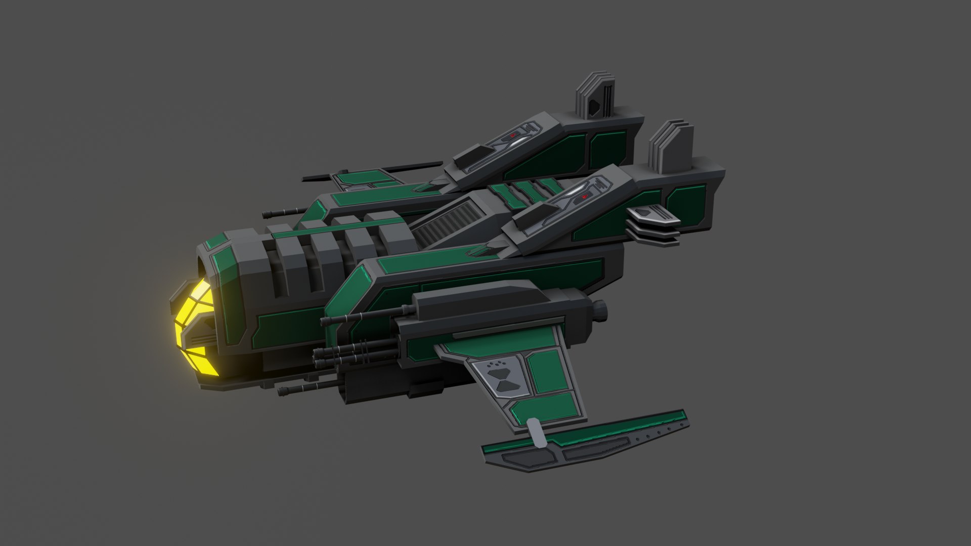 Sci-fi Fighter Ship V3 3D Model - TurboSquid 1703501