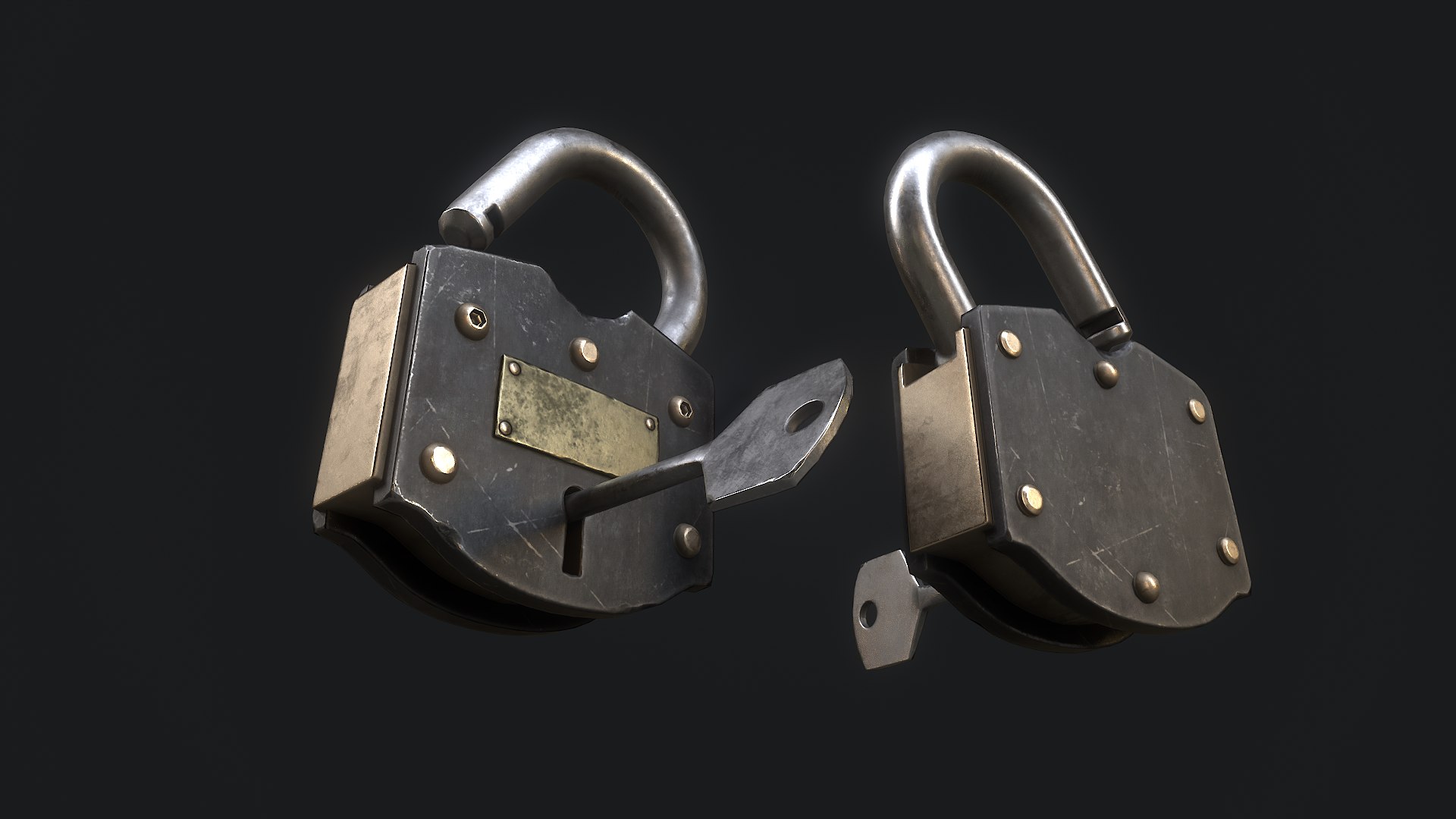 3D Padlock 4 Model - TurboSquid 2276078