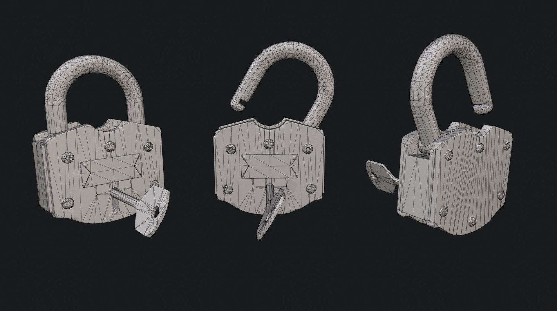 3D Padlock 4 Model - TurboSquid 2276078