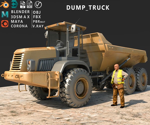 modelo 3d DumpTruck - TurboSquid 2046514