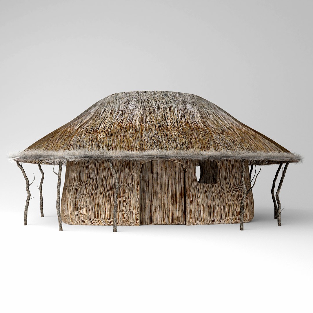 Thatch Hut 3D Model - TurboSquid 1535633
