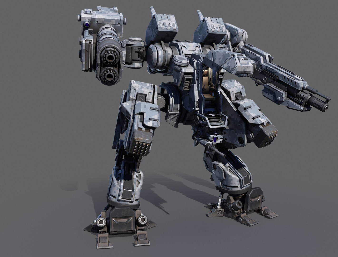 MW Mech Tank-2 3D Model - TurboSquid 1745547