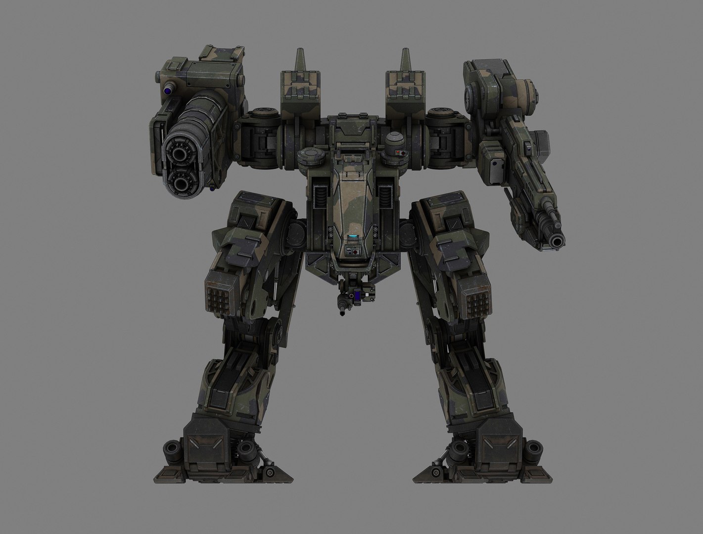 MW Mech Tank-2 3D Model - TurboSquid 1745547