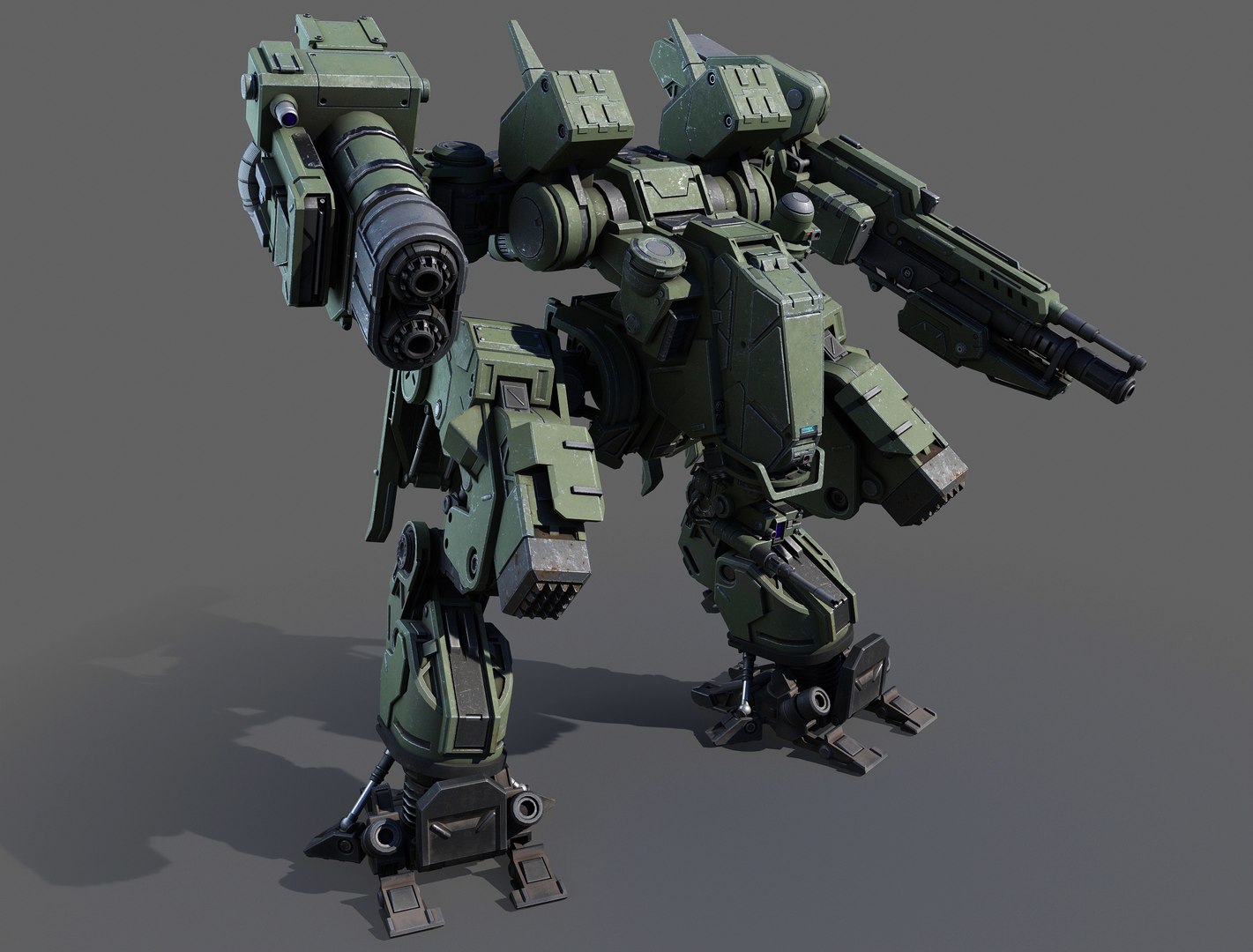 MW Mech Tank-2 3D Model - TurboSquid 1745547